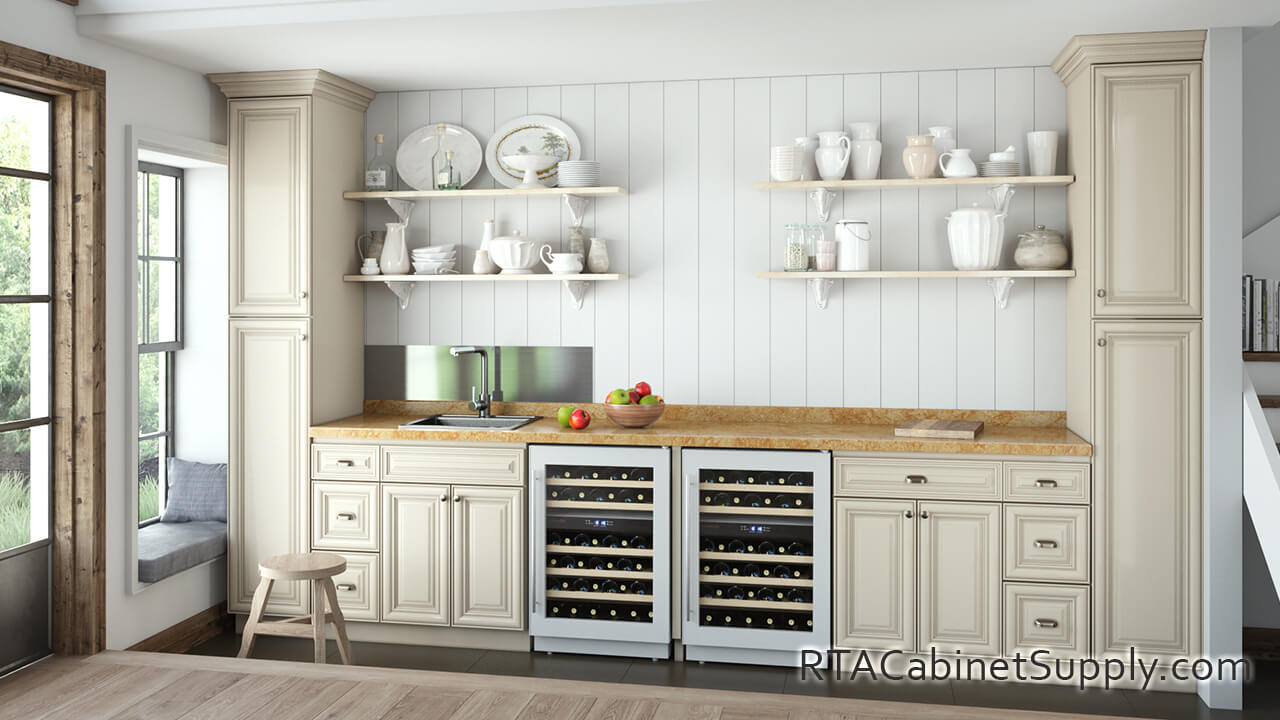 Cream wall unit store